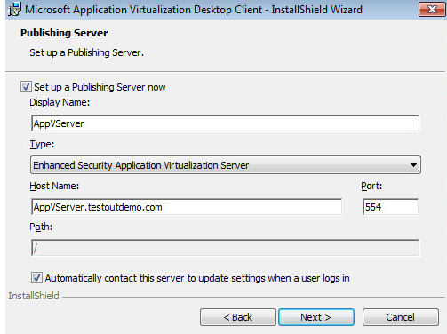 You are considering implementing an application virtualization solution ...